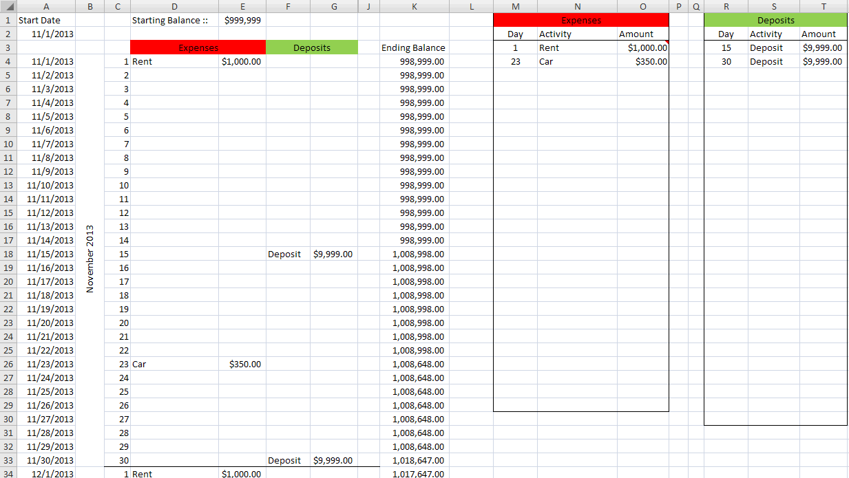 Excel Vlookup For Last Day Of Month Stack Overflow
